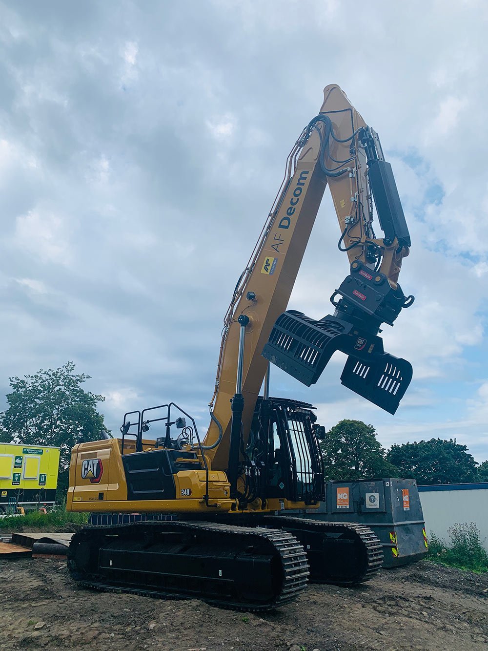 Norges første originale Cat 340 Rettbom levert AF Decom