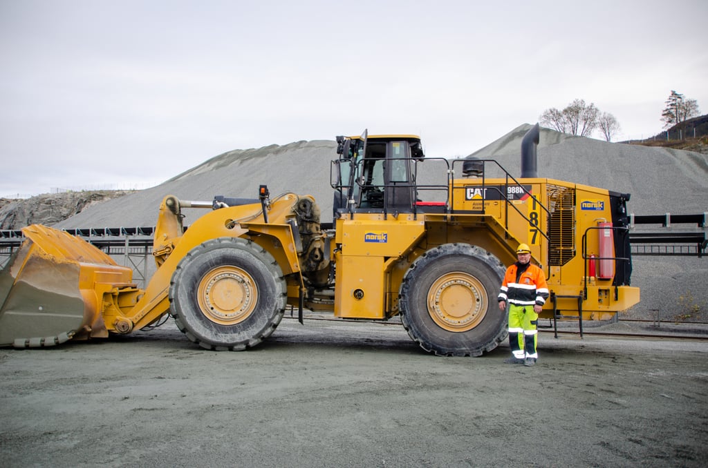 Cat® 988K XE - Norges første hjullaster med elektrisk drivlinje hos ...
